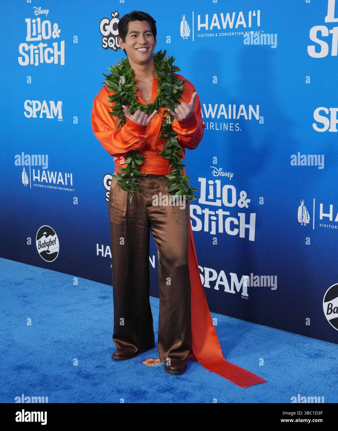 Los Angeles, USA. 14th Apr, 2025. Kaipo Dudoit arrives at the Disney's ...