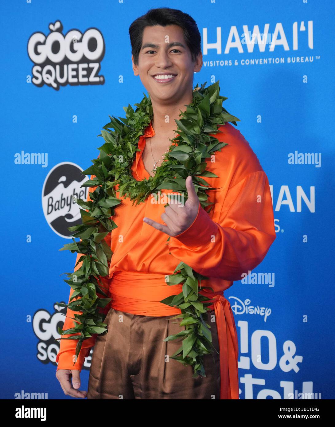 Los Angeles, USA. 14th Apr, 2025. Kaipo Dudoit arrives at the Disney's ...