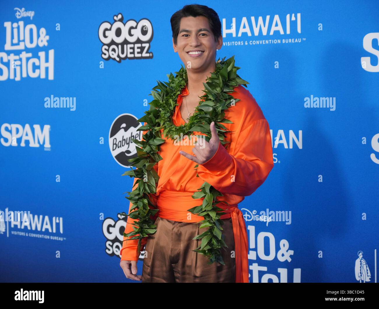 Los Angeles, USA. 14th Apr, 2025. Kaipo Dudoit arrives at the Disney's ...