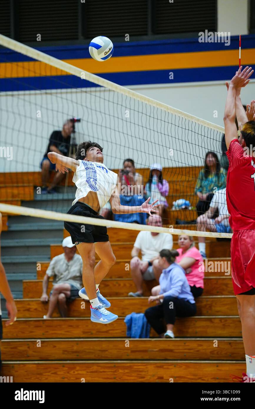 March 12, 2025: Kaiser High School vs Kahuku High School in athletic ...