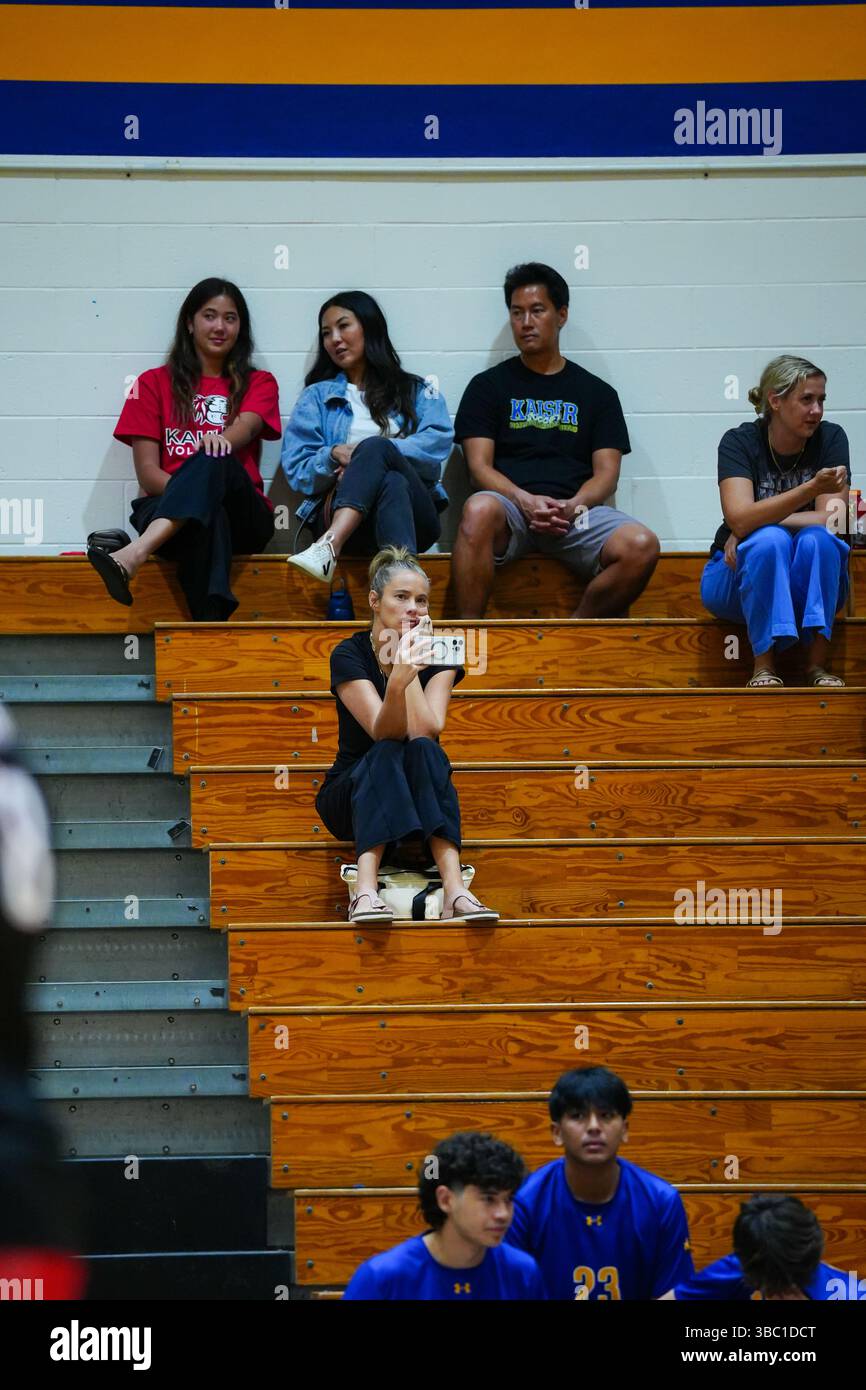 March 12, 2025: Kaiser High School vs Kahuku High School in athletic ...