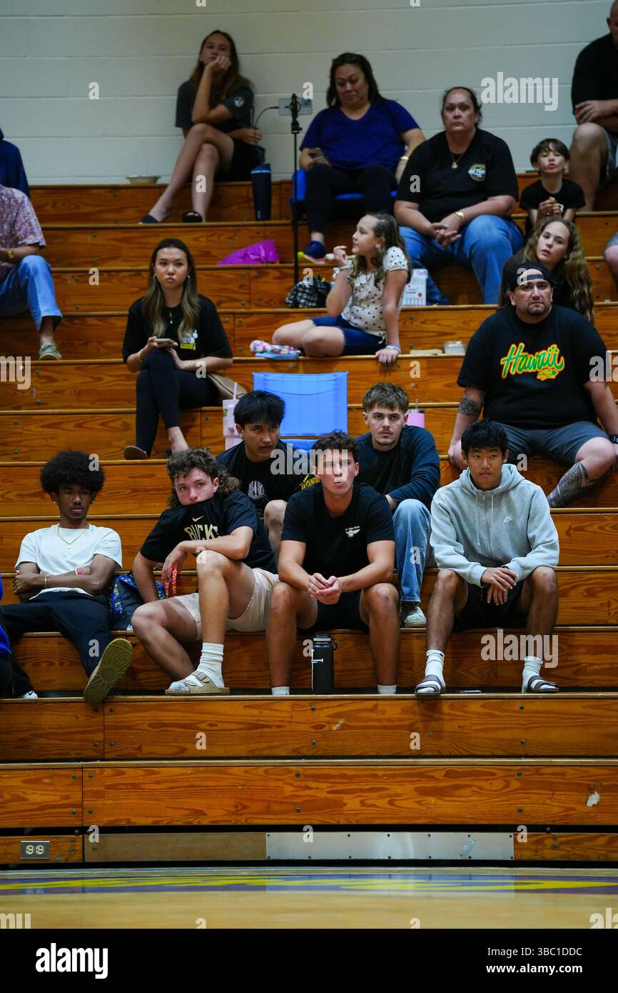 March 12, 2025: Kaiser High School vs Kahuku High School in athletic ...