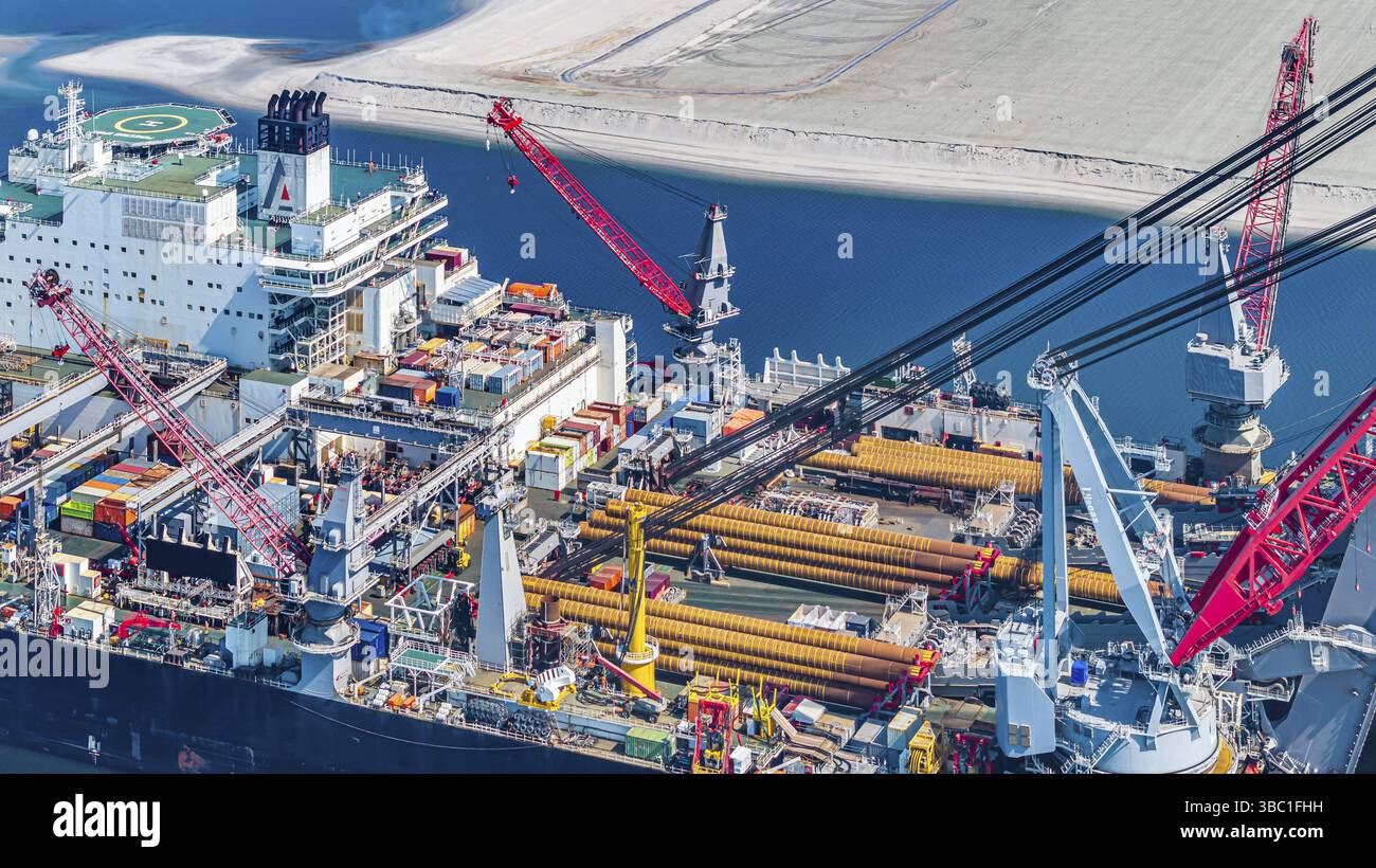 Pioneering Spirit. Workboat of the Swiss offshore service provider ...