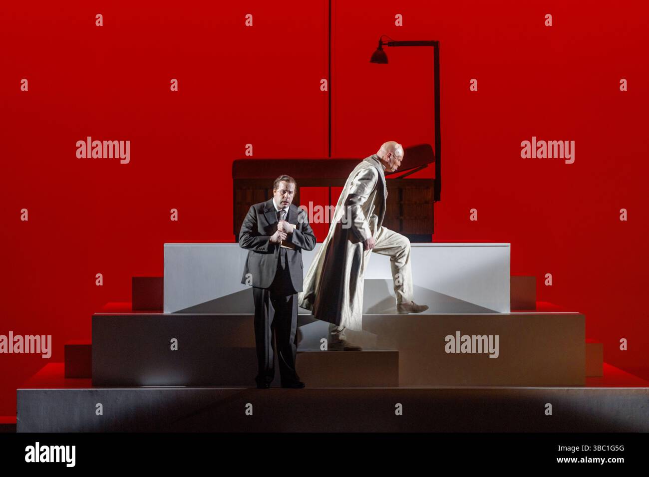 Hamburg, Germany. 14th May, 2025. Singer Thomas Lehman (l) performs as ...