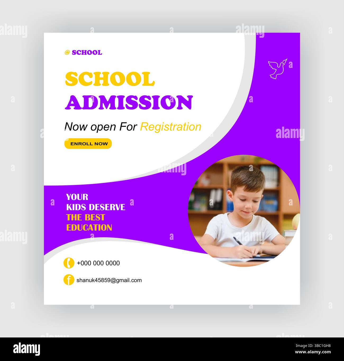 schools banner templates and posters Stock Vector Image & Art - Alamy