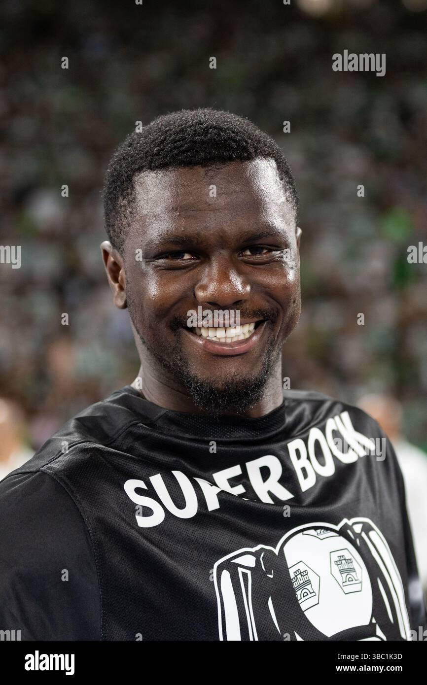 May 17, 2025. Lisbon, Portugal. Sporting defender from Ivory Coast ...