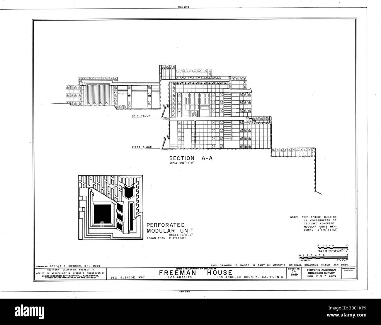 Samuel Freeman House, 1962 Glencoe Way, Los Angeles, Los Angeles County ...
