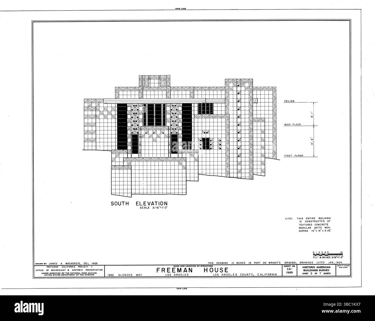 Samuel Freeman House, 1962 Glencoe Way, Los Angeles, Los Angeles County ...