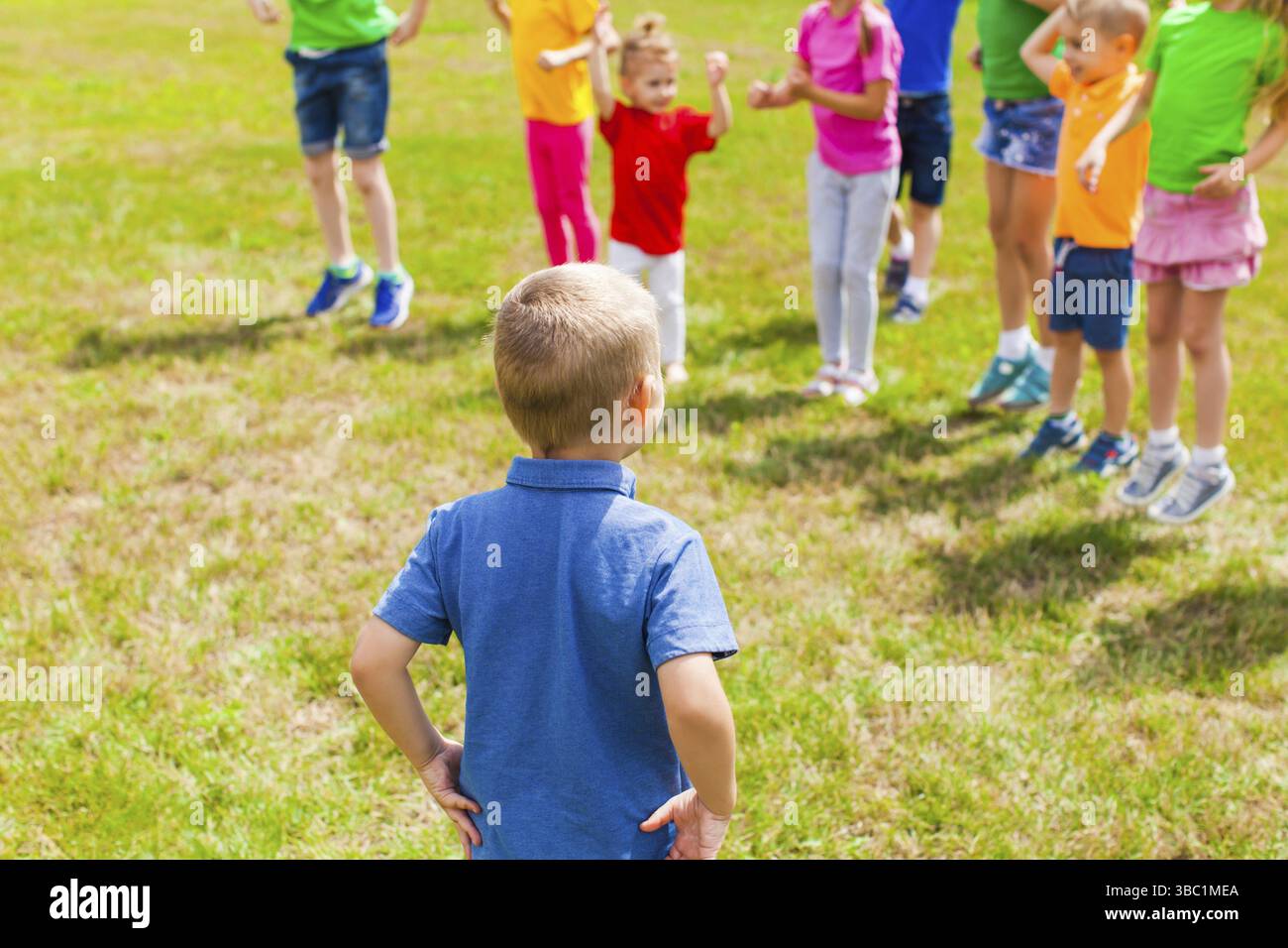Little boy show the riddle for kids. Improvisation and drama clup in ...