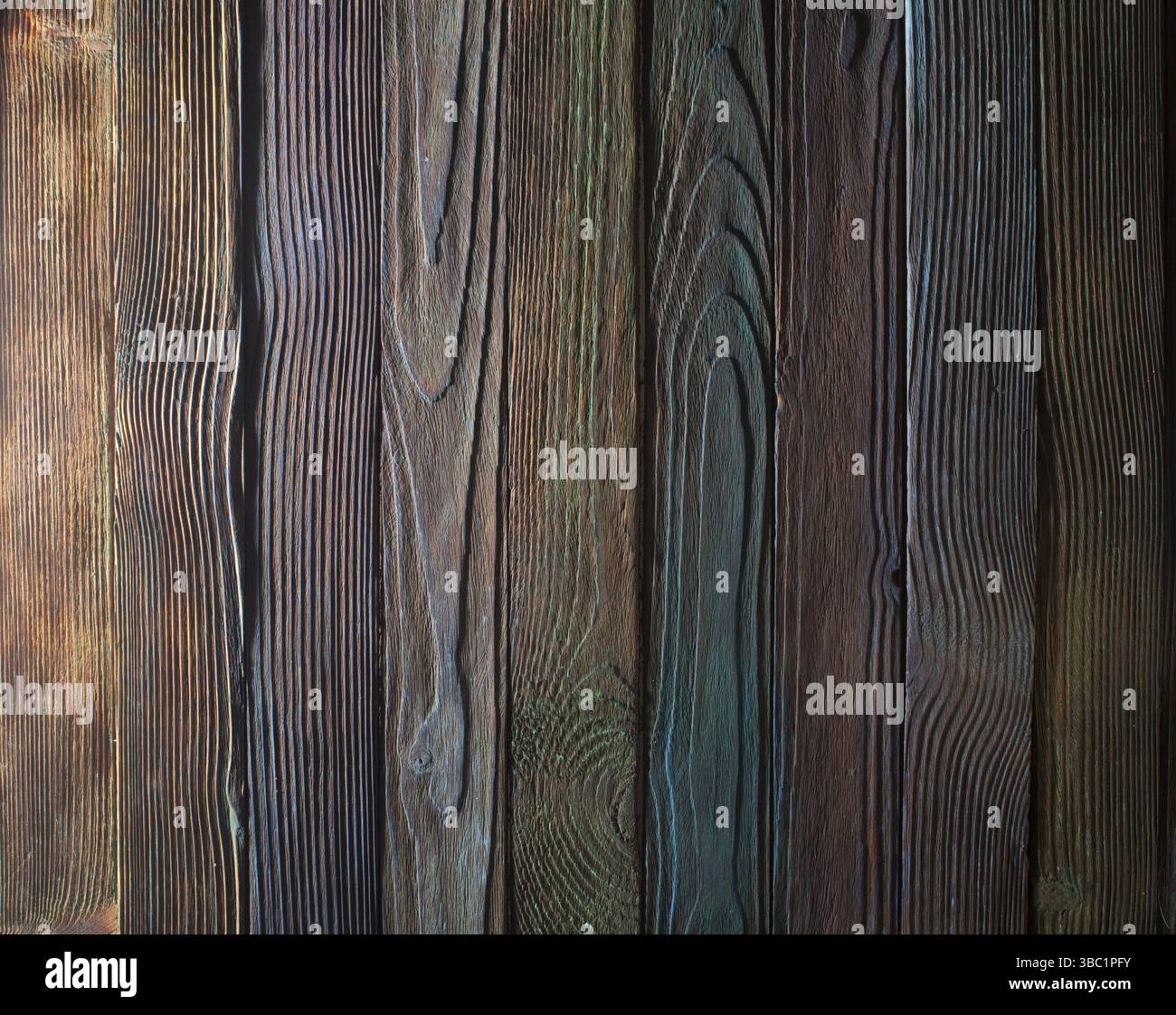 Wood background planks, painted in different colours Stock Photo - Alamy