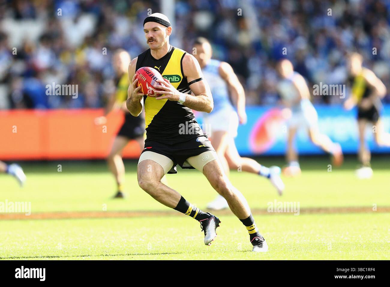 Melbourne, Australia. 18th May, 2025. Kamdyn McIntosh of the Tigers ...