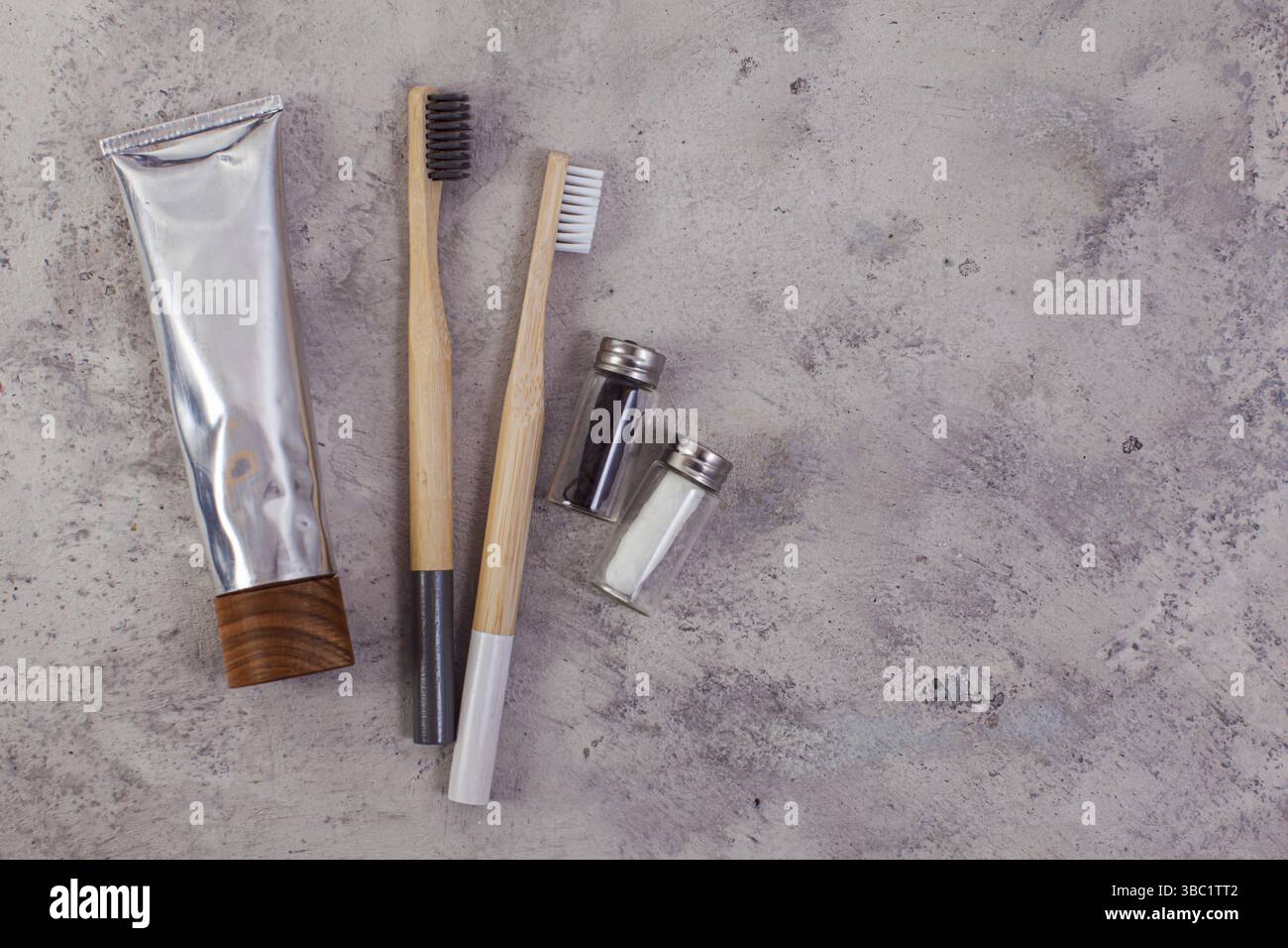 Set of zero waste teeth cleaning products for sustainable living ...