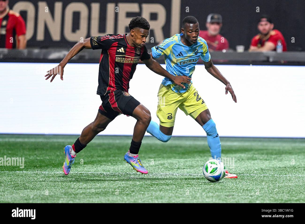 ATLANTA, GA – MAY 17: Matthew Edwards #47 of Atlanta and Danley Jean ...