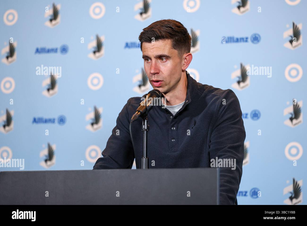 St. Paul, USA. 17th May, 2025. May 17th, 2025: Minnesota United head ...