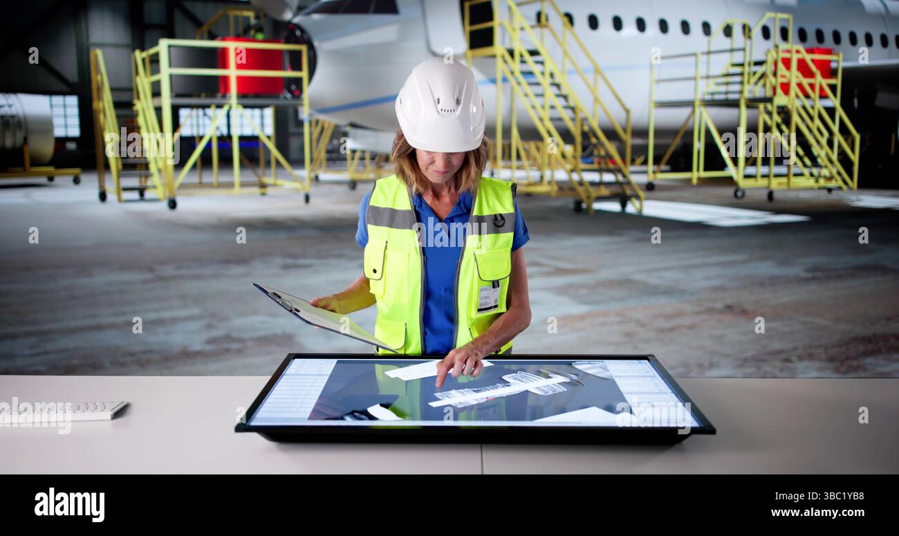 Aircraft engine monitoring hardware hi-res stock photography and images ...