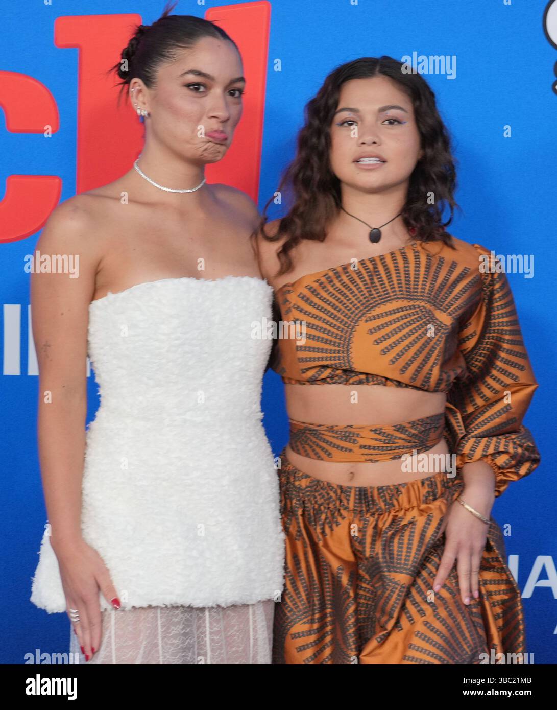 (L-R) Sydney Agudong and Siena Agudong at the Disney's LILO & STITCH ...