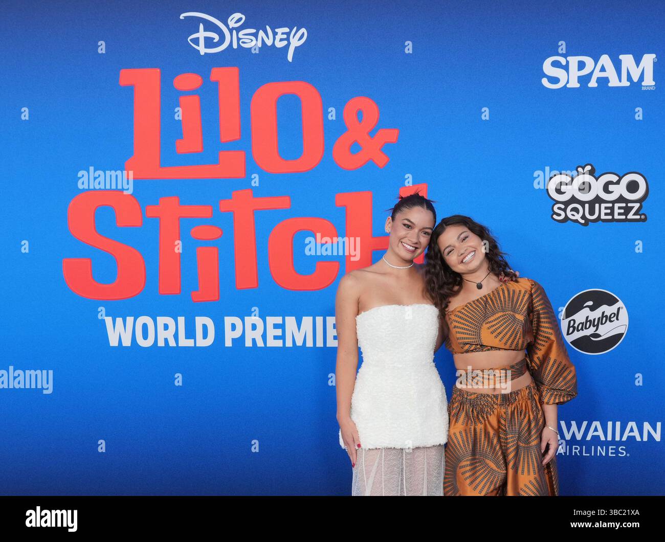 (L-R) Sydney Agudong and Siena Agudong at the Disney's LILO & STITCH ...