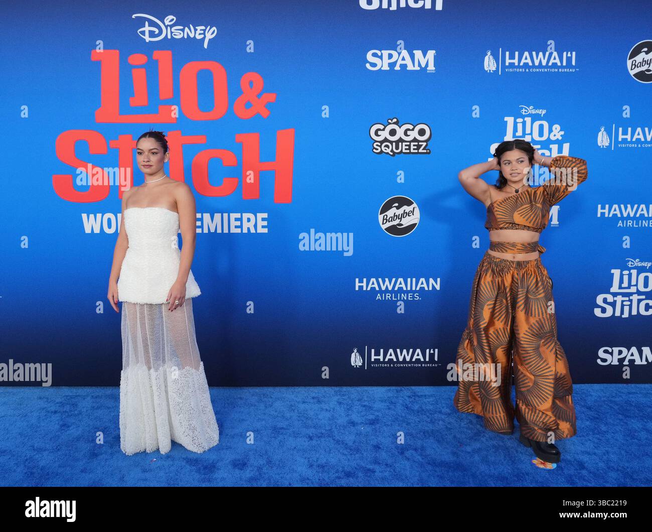 Los Angeles, USA. 14th Apr, 2025. (L-R) Sydney Agudong and Siena ...
