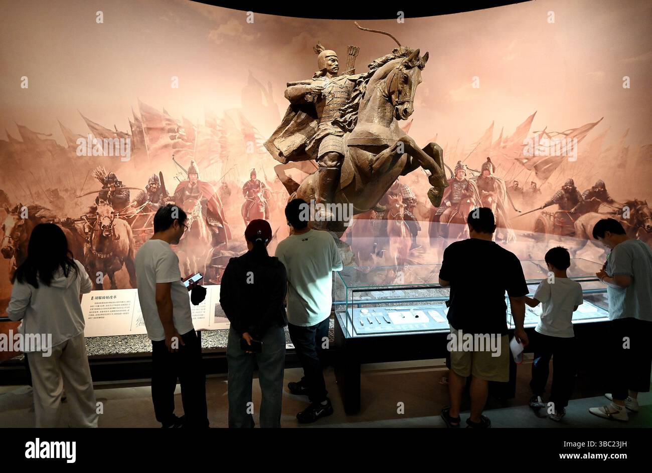 HANDAN, CHINA - MAY 18, 2025 - Tourists are visiting the Handan Museum ...