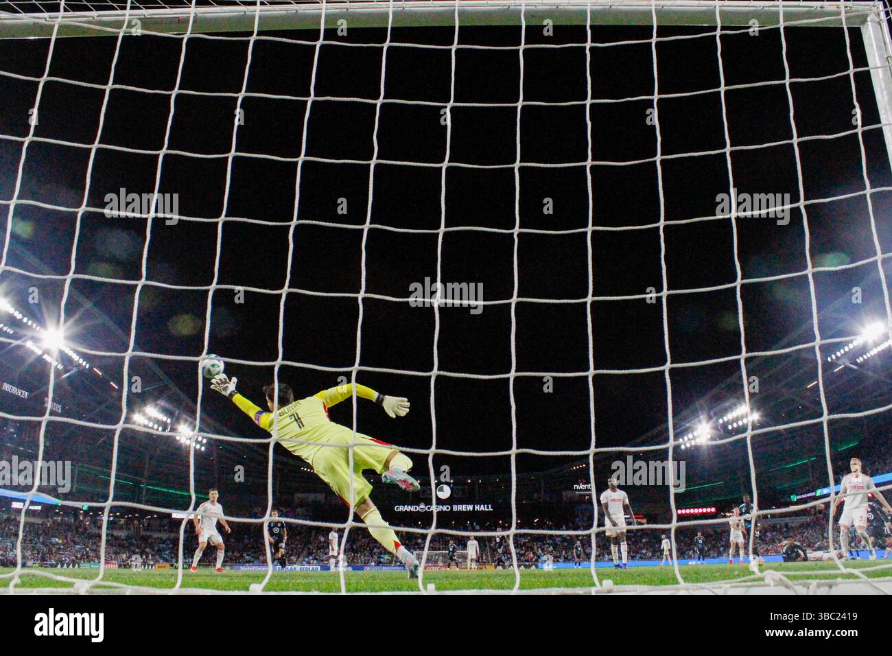 St. Paul, Minnesota, USA. 17th May, 2025. St. Louis SC goalkeeper ROMAN ...