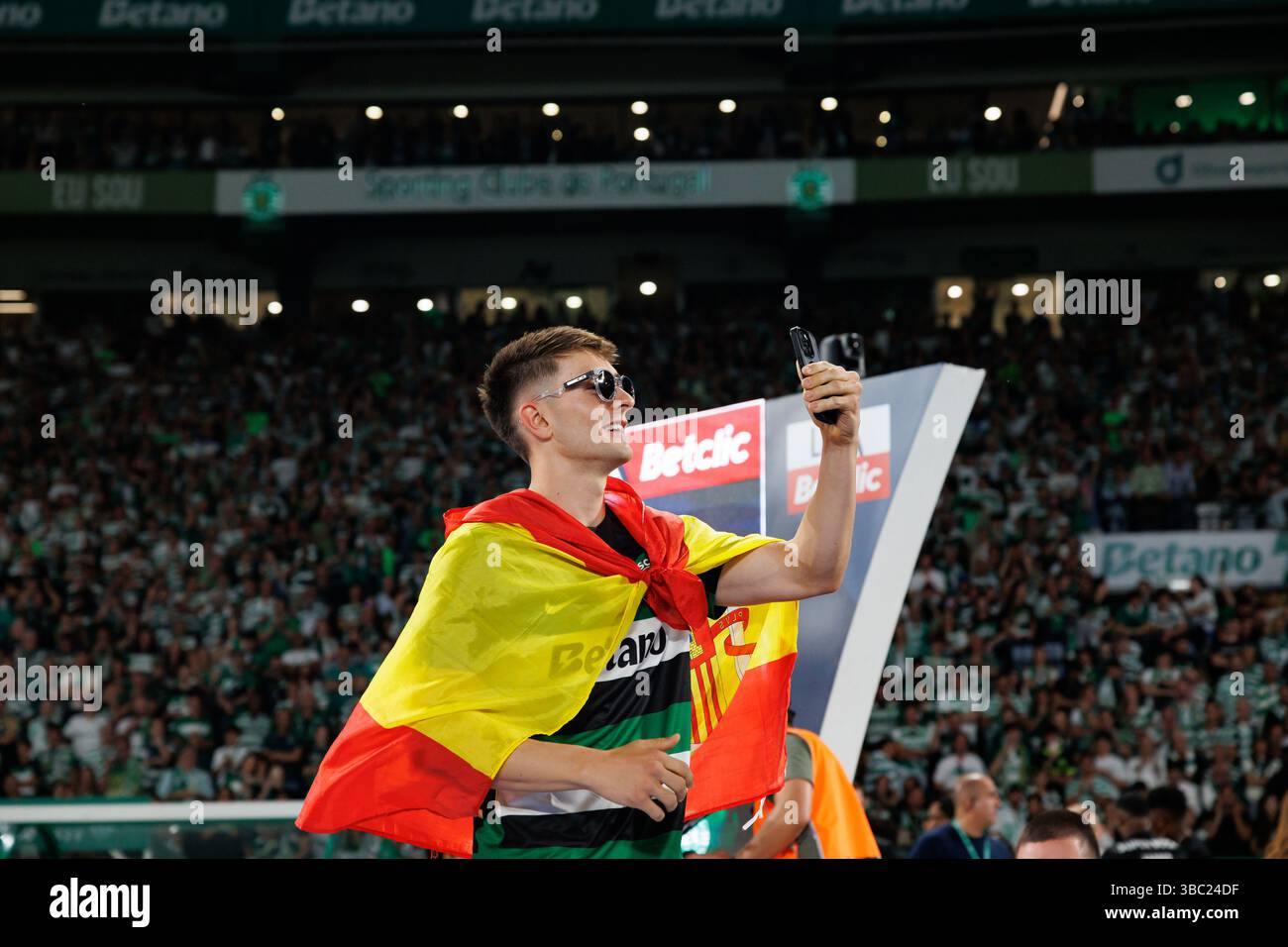 Ivan Fresneda seen during Liga Portugal game between teams of Sporting ...