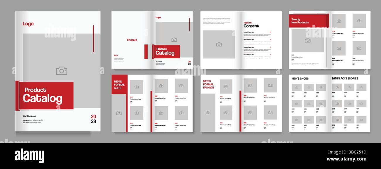 Product catalog design layout print template Stock Vector Image & Art ...