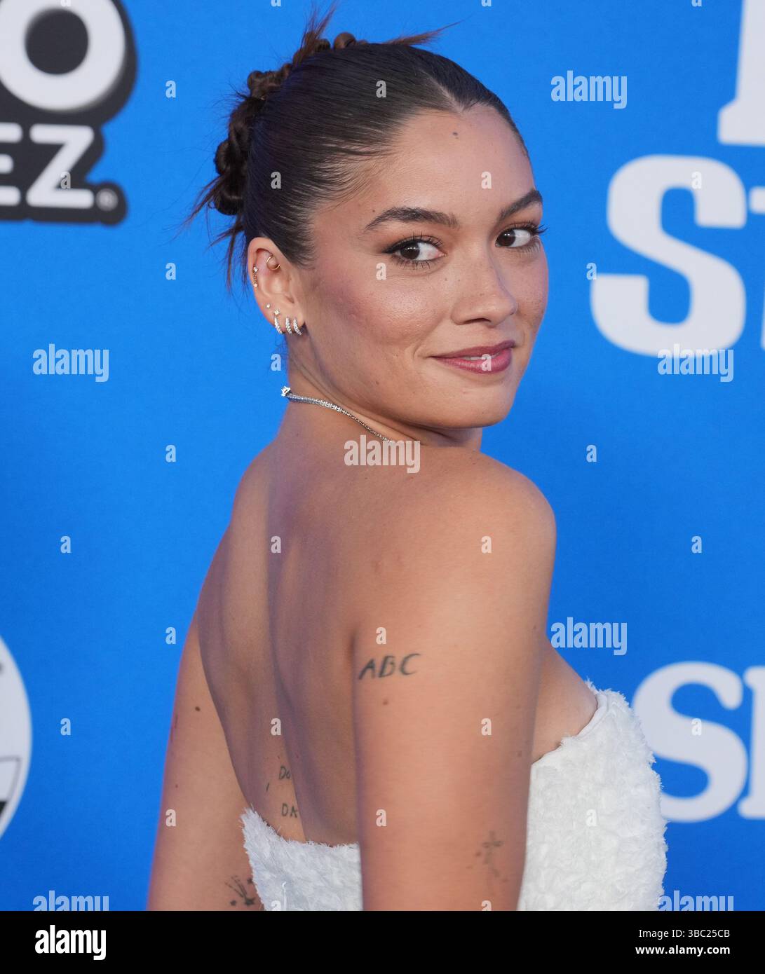 Sydney Agudong arrives at the Disney's LILO & STITCH World Premiere ...