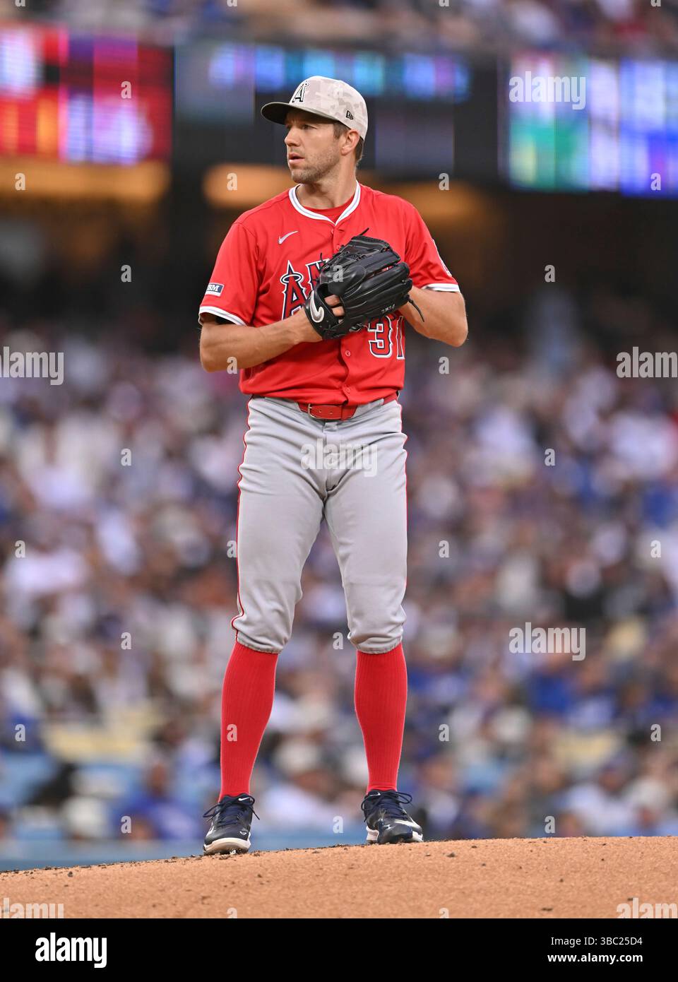LOS ANGELES, CA - MAY 17: Los Angeles Angels pitcher Tyler Anderson (31 ...