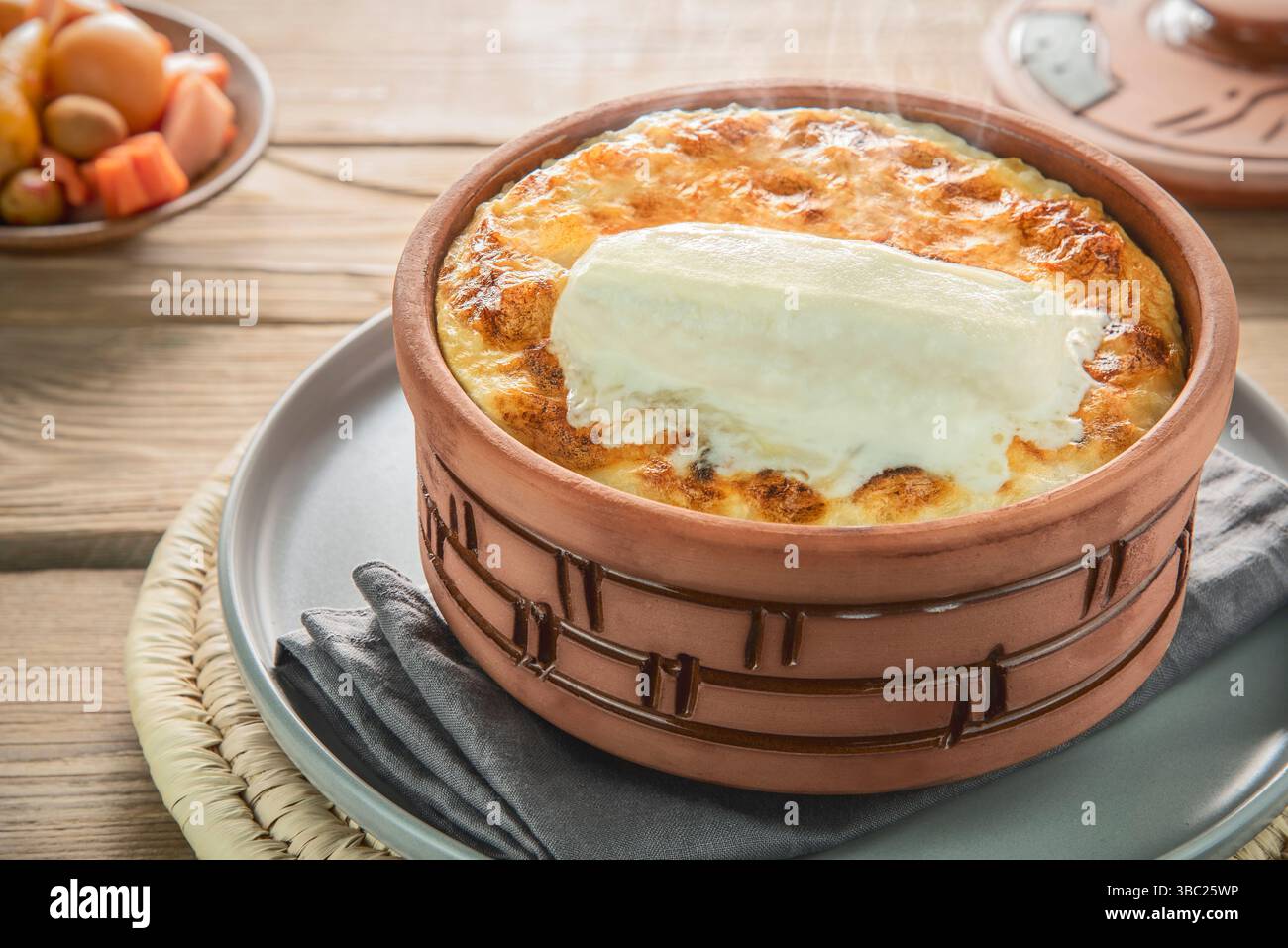 Arabic Cuisine; Egyptian baked rice ''Muammar Rice''. It's combination ...