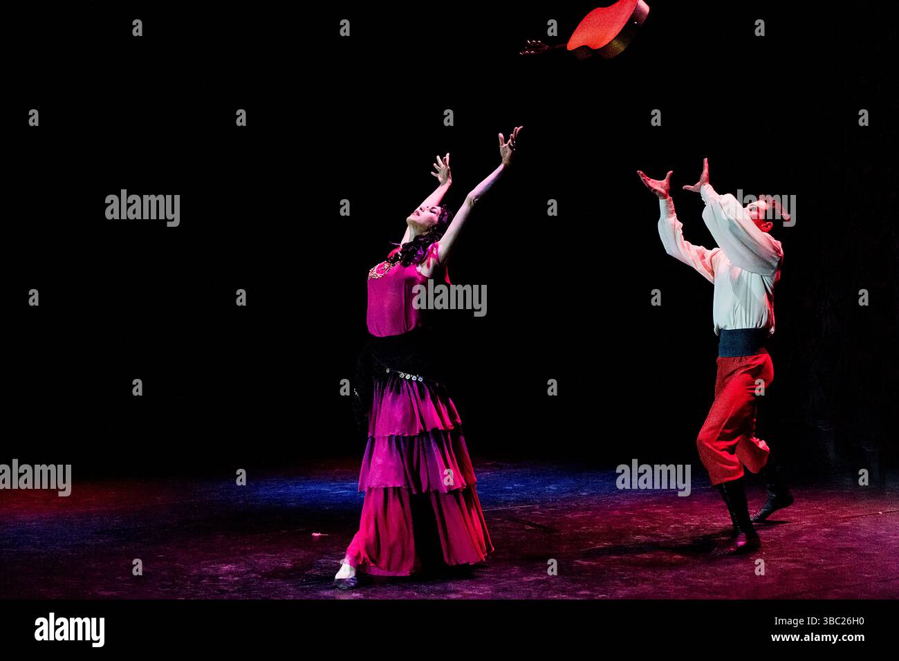 bright and fascinating emotions of ballet dancers' performances with ...