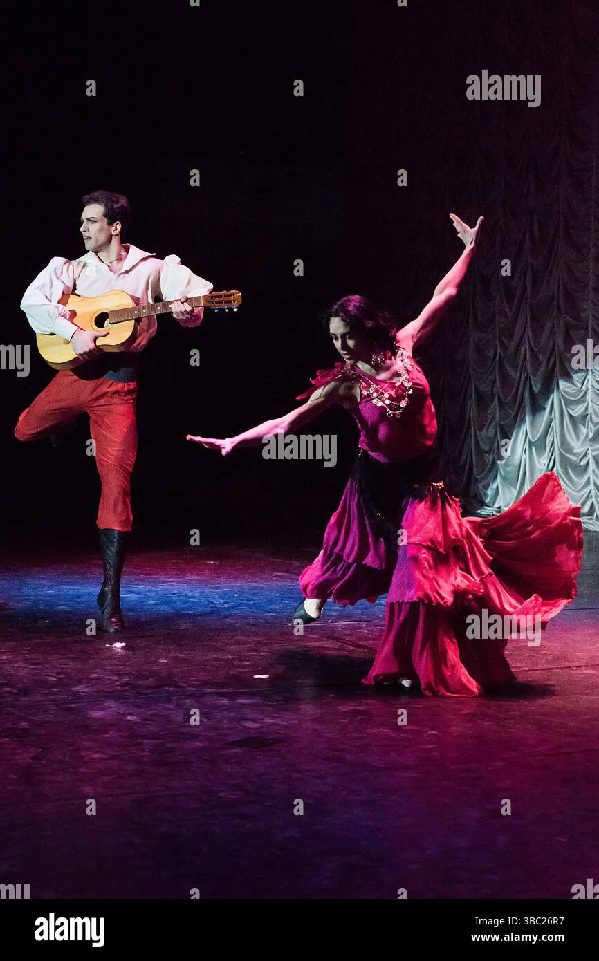 bright and fascinating emotions of ballet dancers' performances with ...