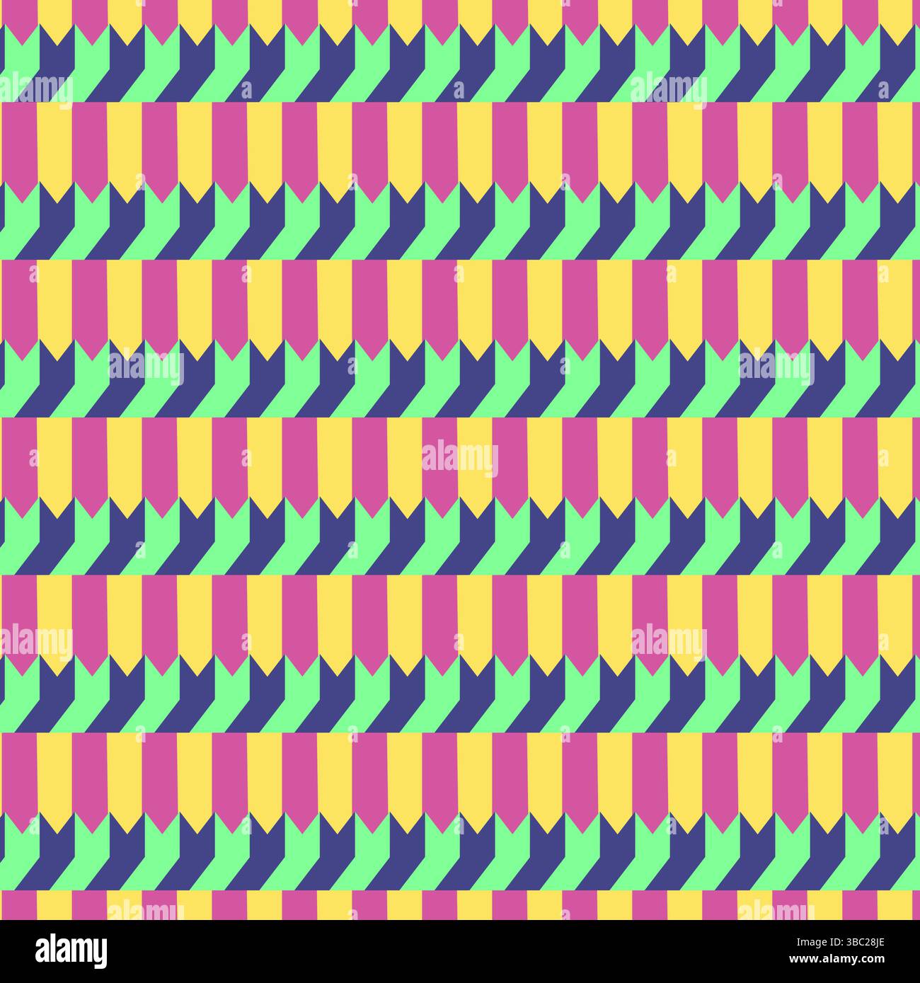 Abstract Seamless Geometric Wallpaper Colorful Geometrical Pattern Of Mixed Shapes Rectangular