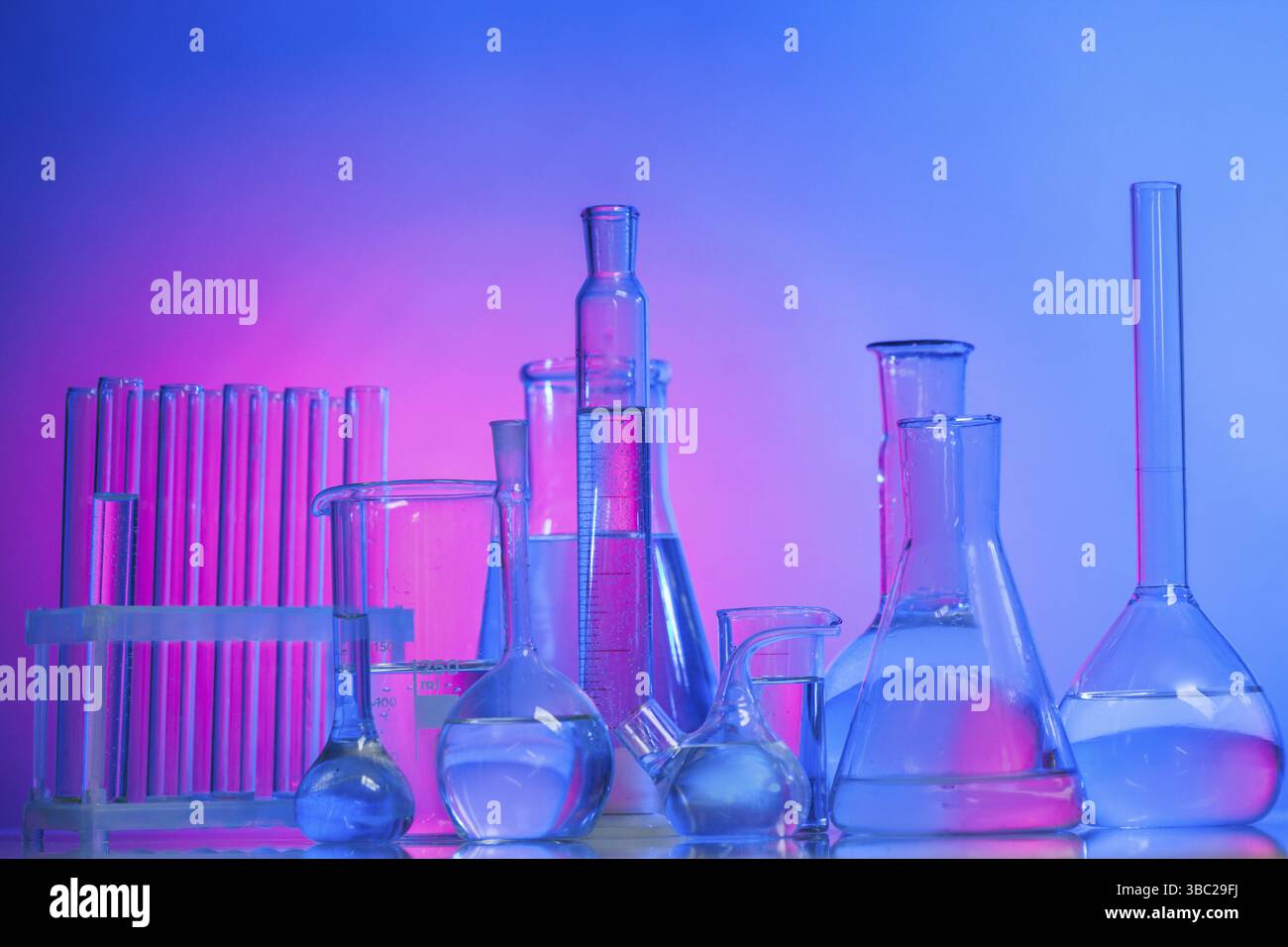 Laboratory glass for chemistry or medicine for research still life ...