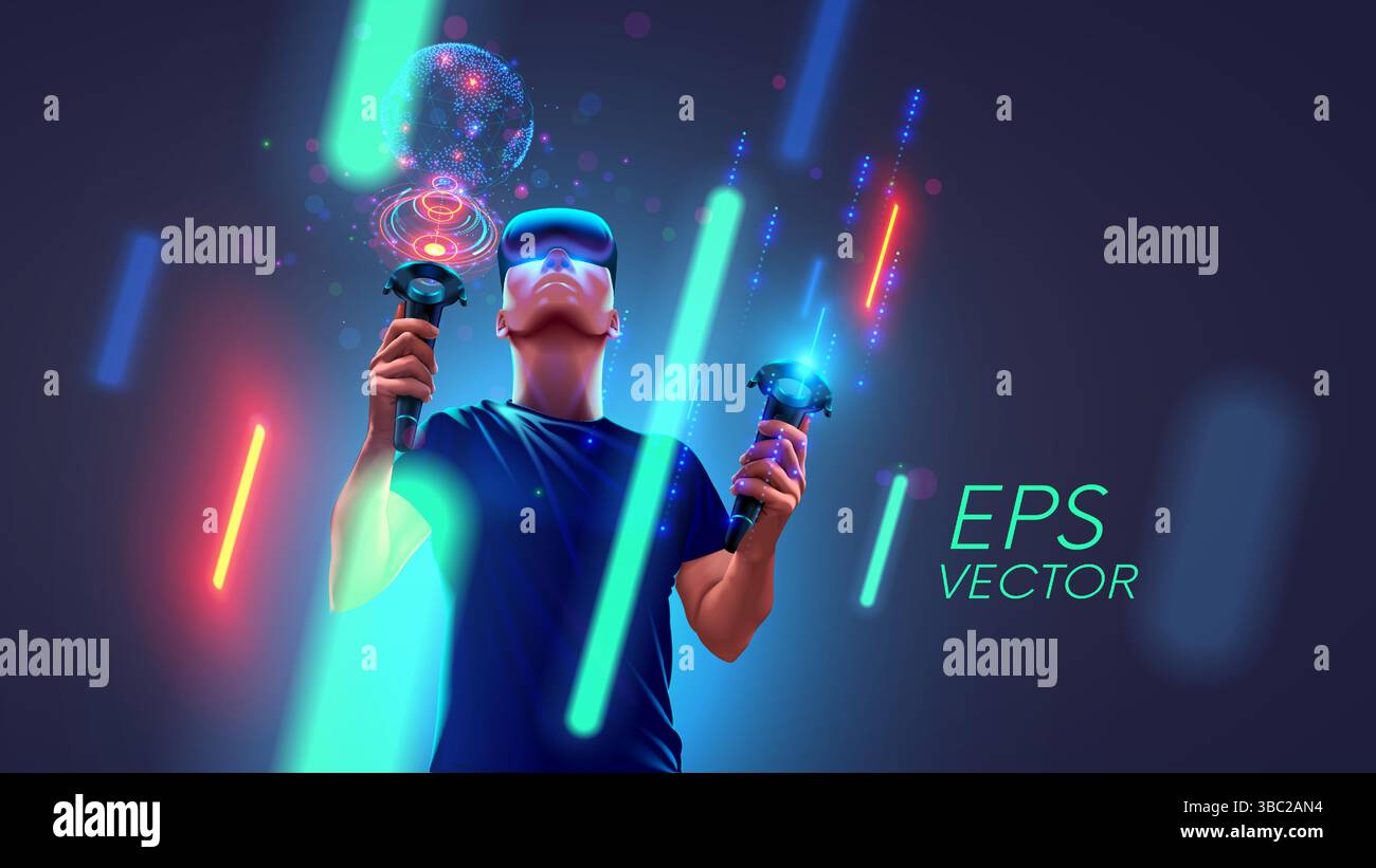 Controllers metaverse Stock Vector Images - Alamy