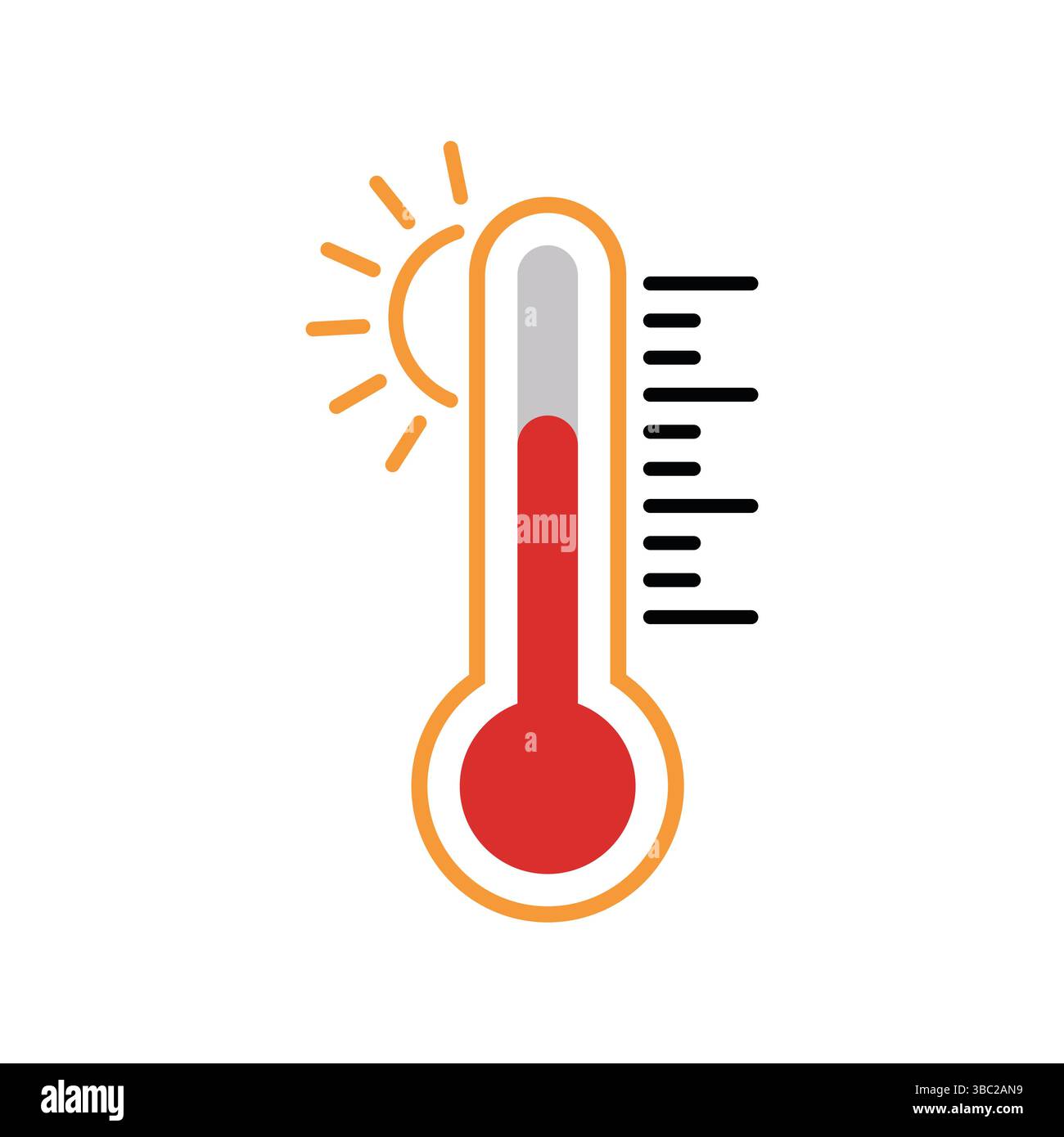 Heat sensor app Stock Vector Images - Alamy