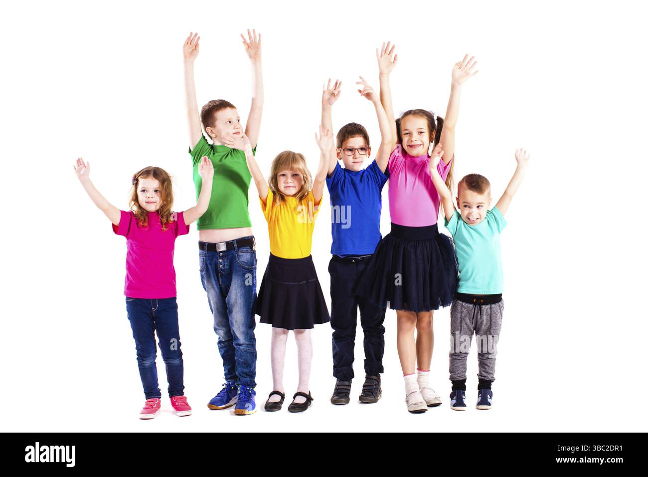 Kids in colorful clothes hi-res stock photography and images - Alamy