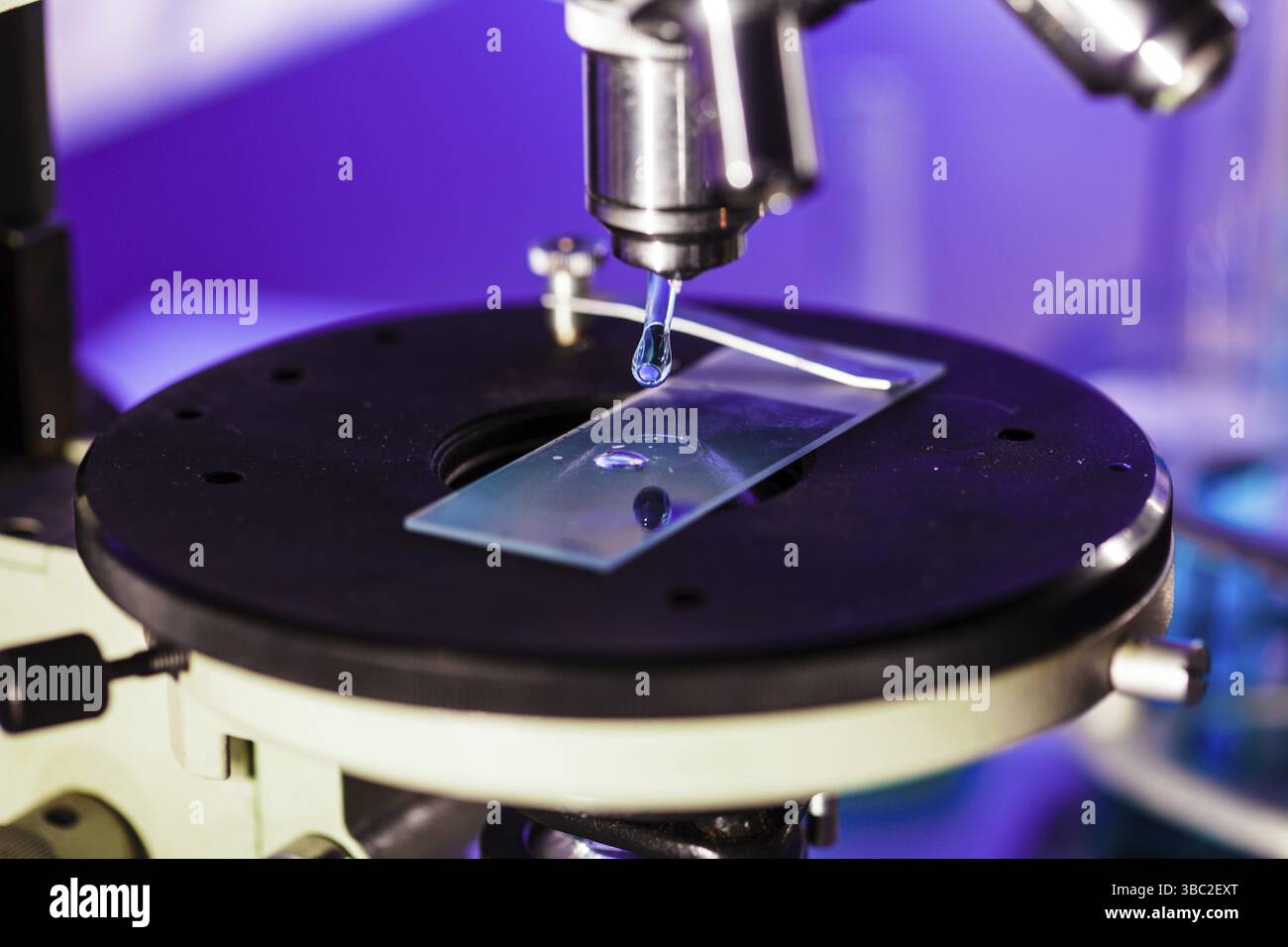 Glass microscope slide hi-res stock photography and images - Alamy