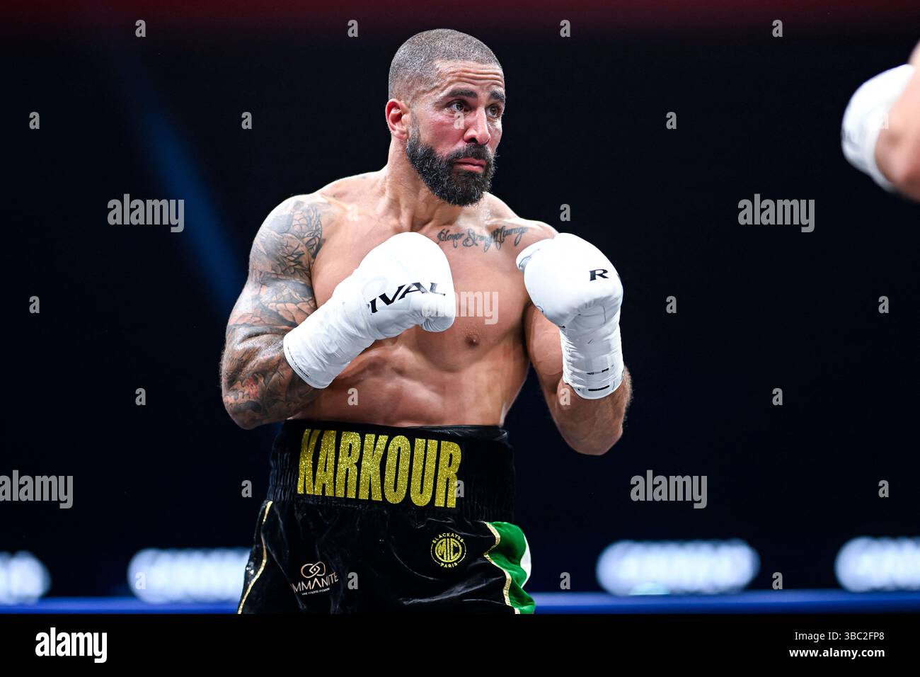 Paris, France. 17th May, 2025. Boxing fight Voldy Samprace Toutin VS ...