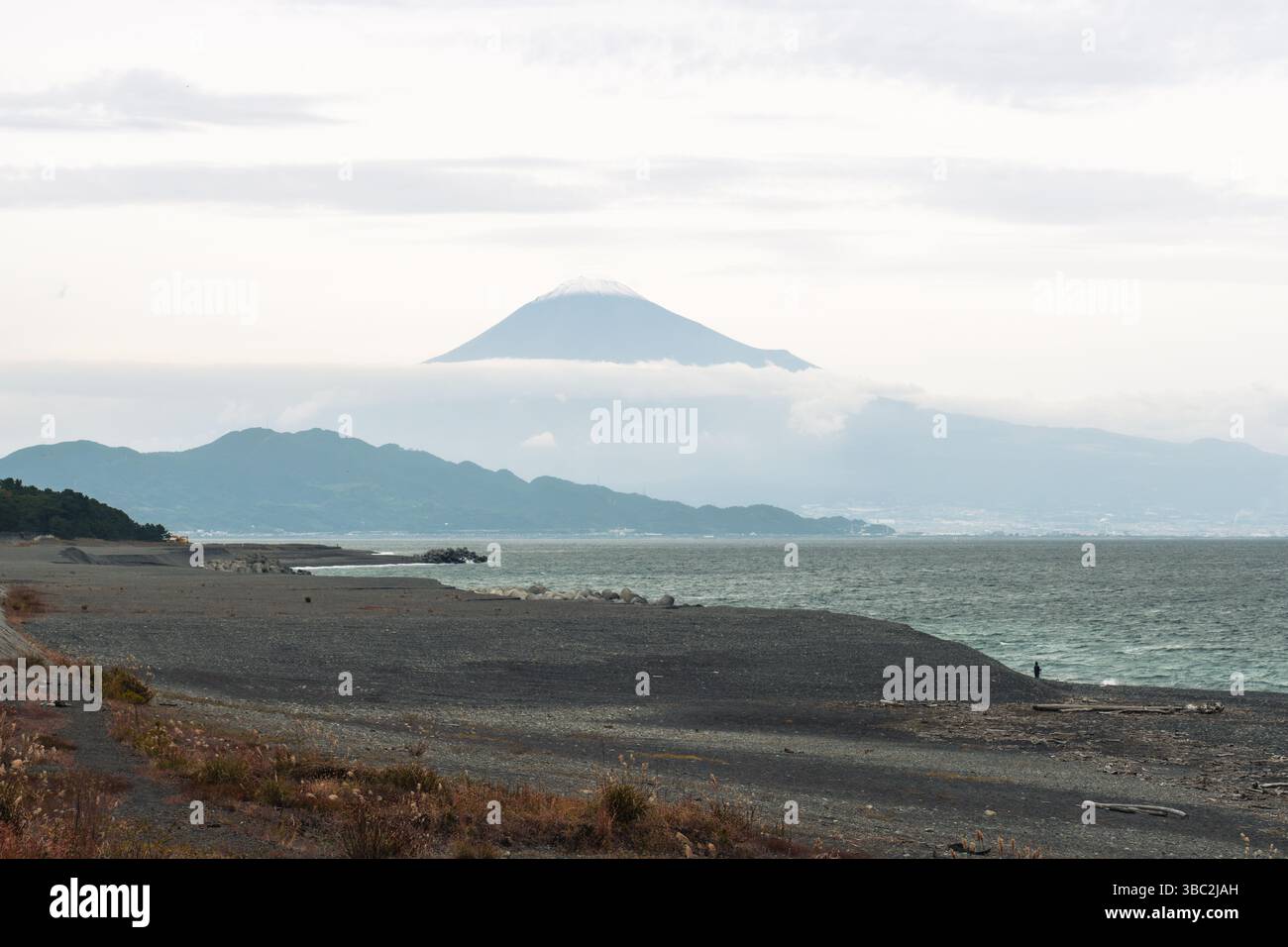 View of Miho no Matsubara beach with mt Fuji Stock Photo - Alamy