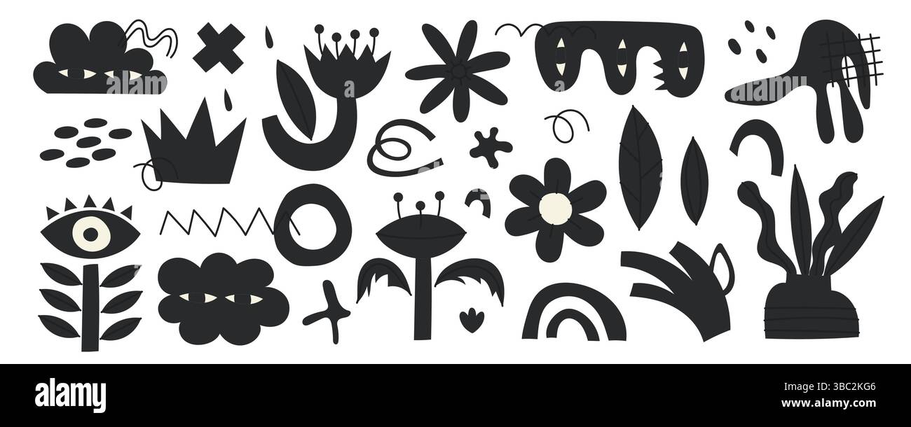 Basic fruit shapes Stock Vector Images - Alamy