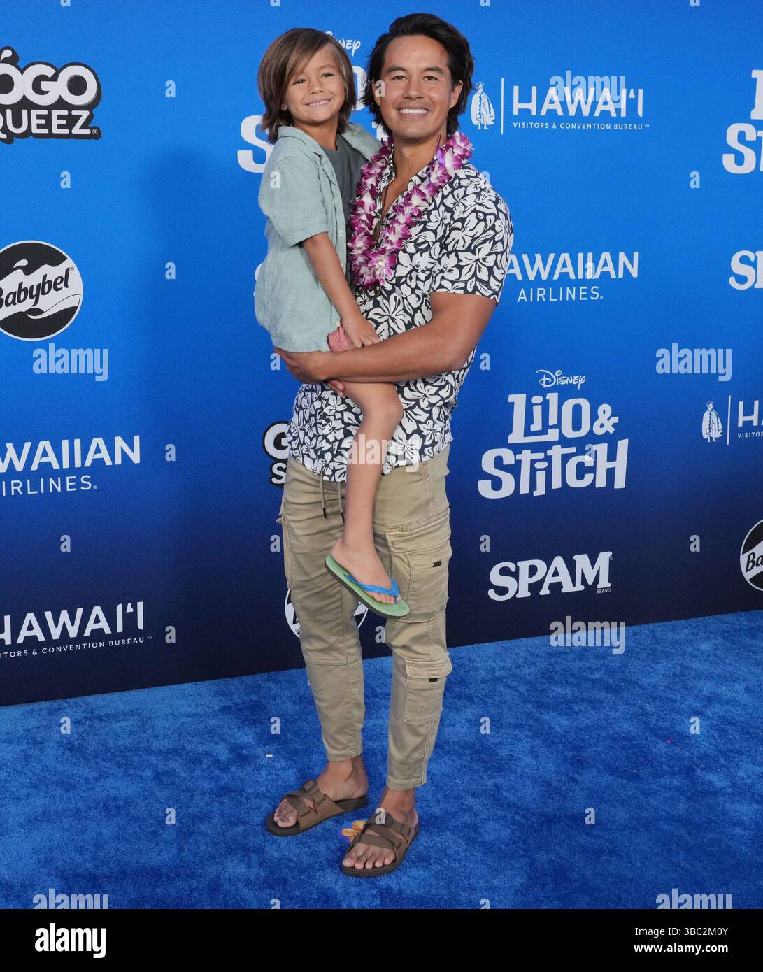 Los Angeles, USA. 14th Apr, 2025. (L-R) The Bucketlist Family - Calihan ...