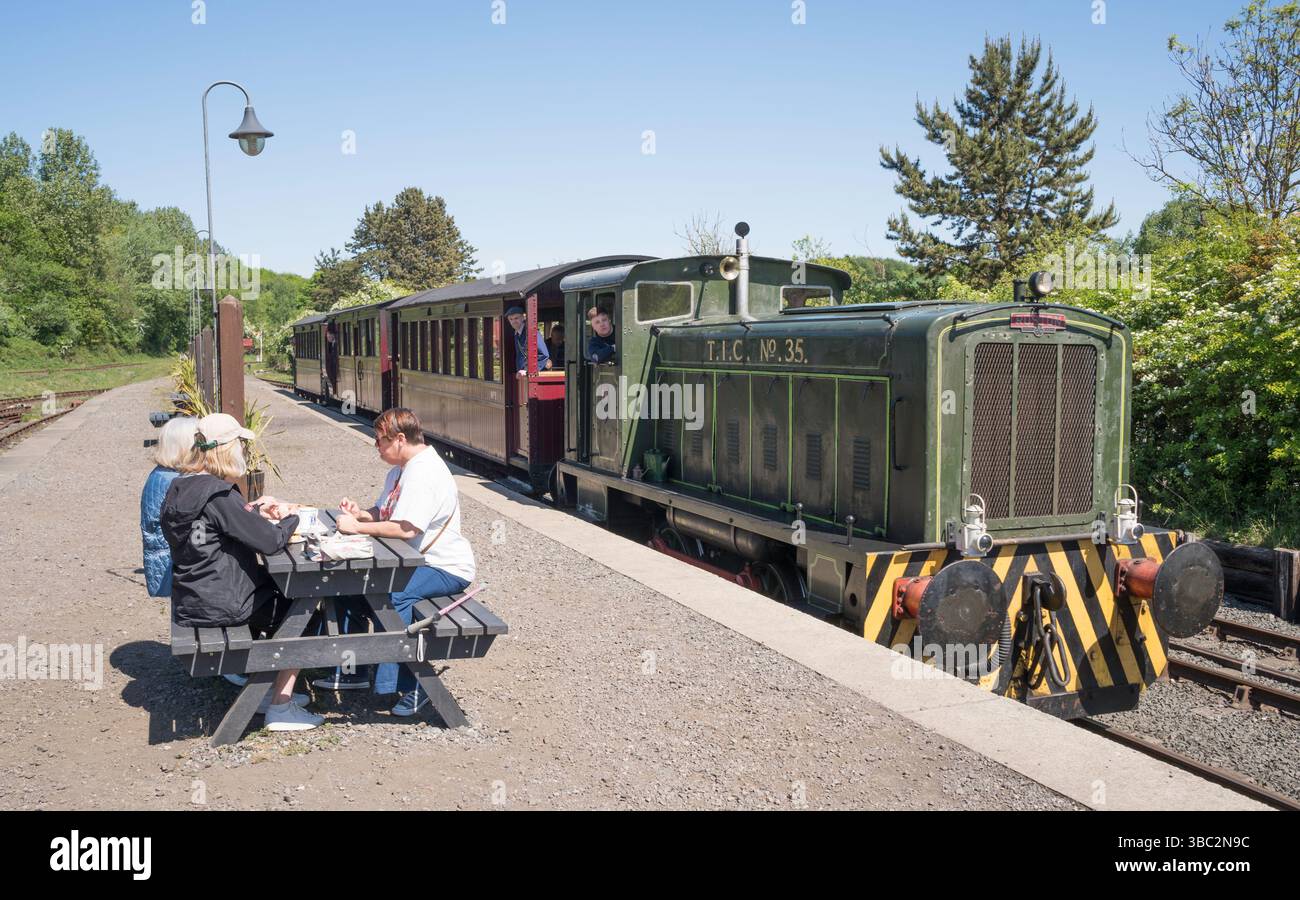 East Tanfield UK 17th May 2025 Tanfield Railway 300th anniversary Great ...