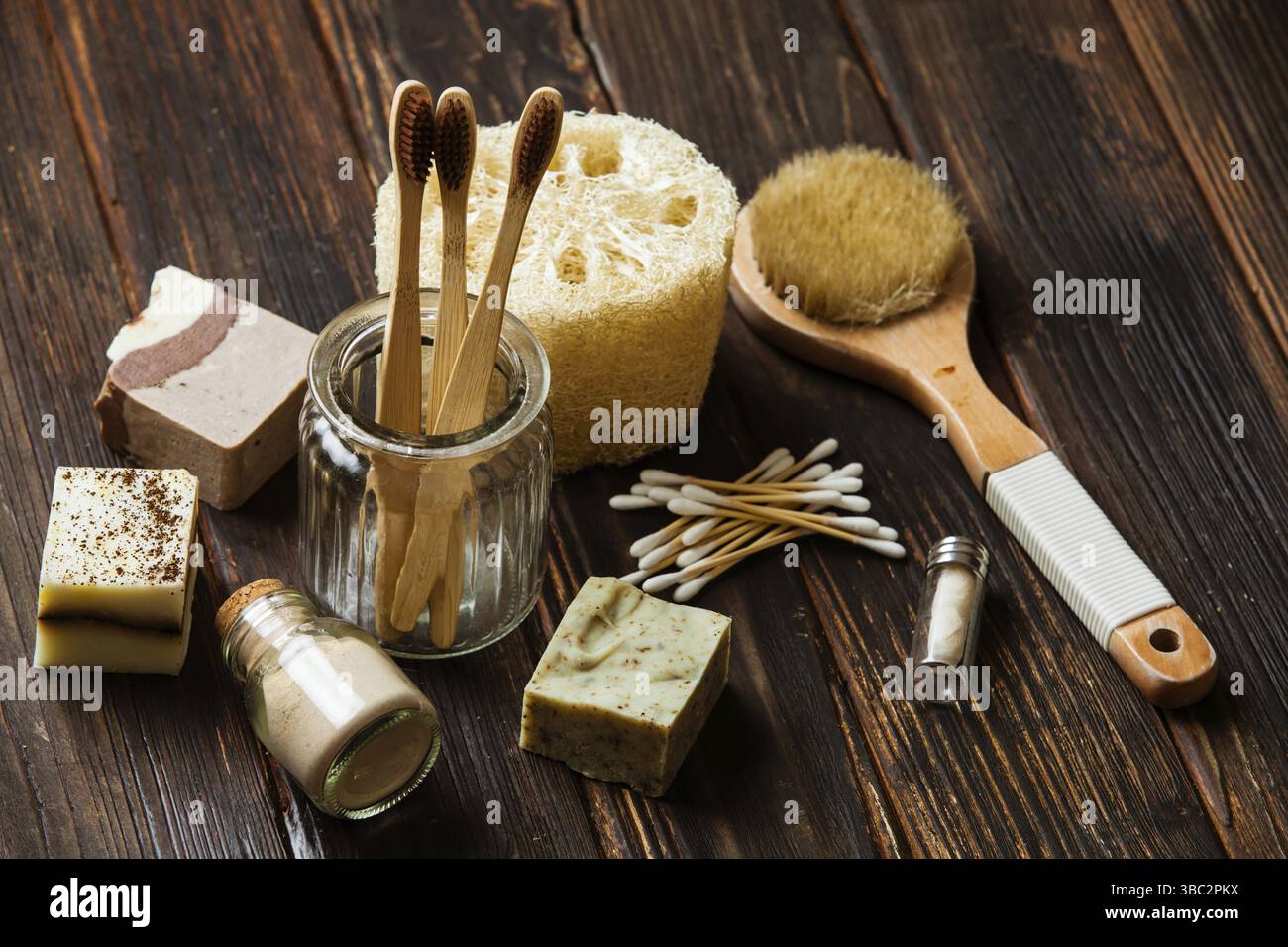 Zero waste set for eco healthy lifestyle higyene, bamboo teeth brushes ...