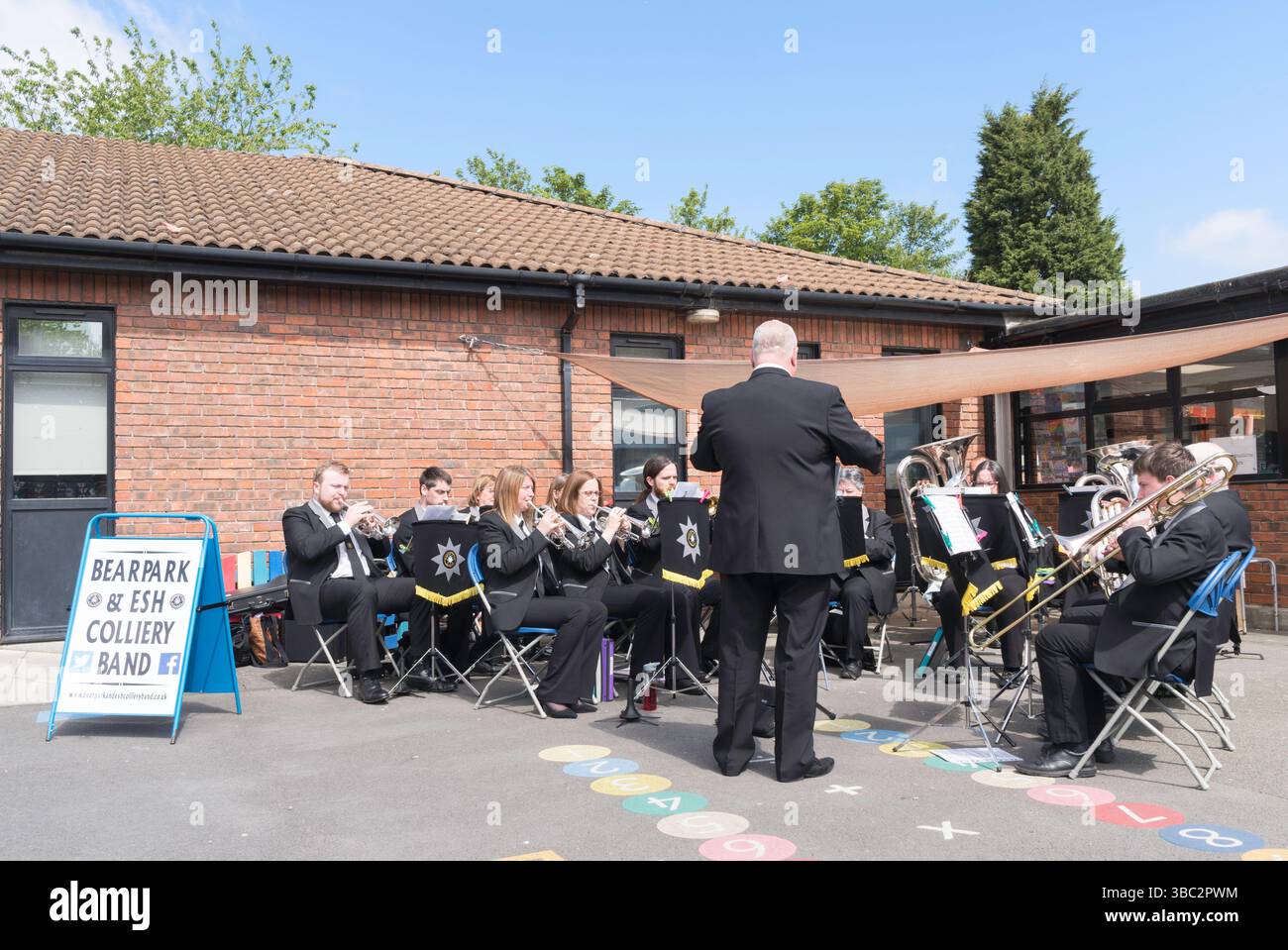 Bearpark and esh colliery band hi-res stock photography and images - Alamy