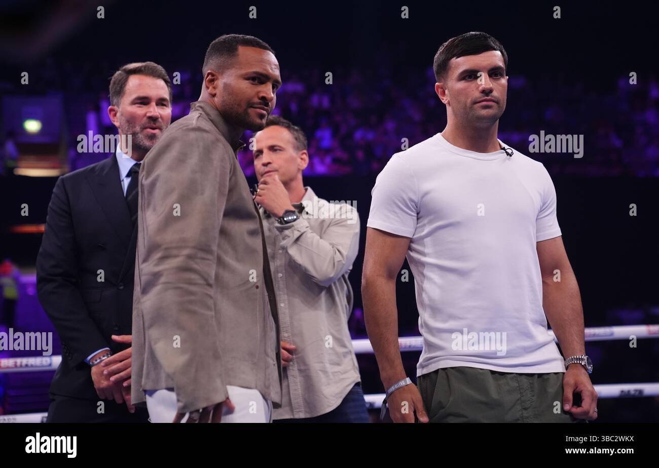 Harlem Eubank and Jack Catterall face off after their Welterweight ...