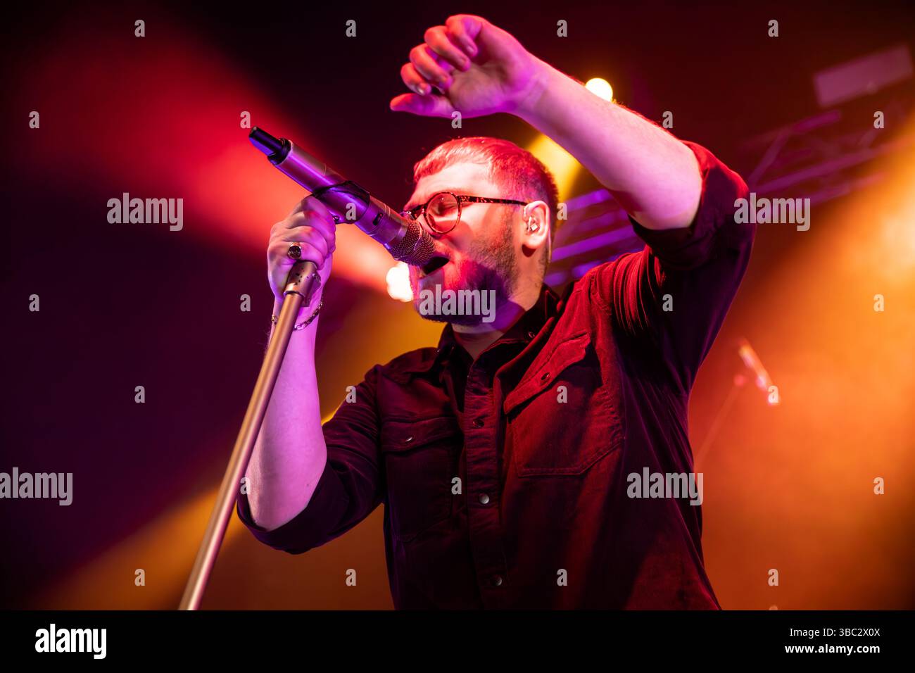 Milan Italy. 17th may 2025. The English band THE LATHUMS performs live ...