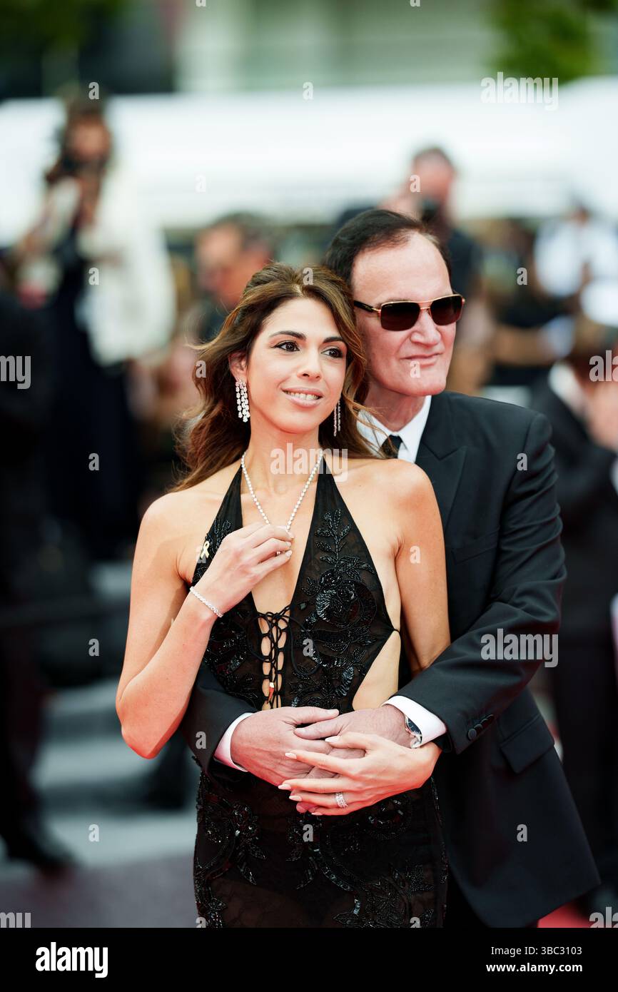 CANNES, FRANCE - MAY 17: Quentin Tarantino and Daniella Tarantino ...