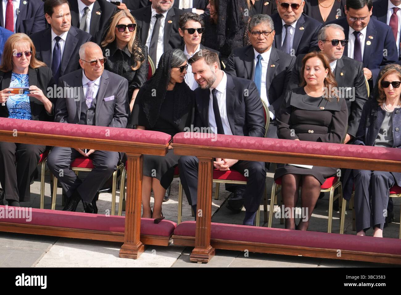 Vice President JD Vance and second lady Usha Vance attend the inaugural ...