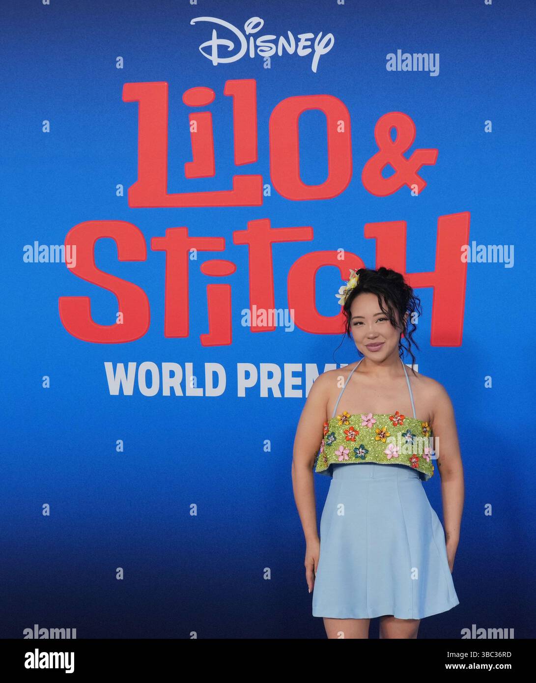 Los Angeles, USA. 14th Apr, 2025. Ashley Yi arrives at the Disney's ...