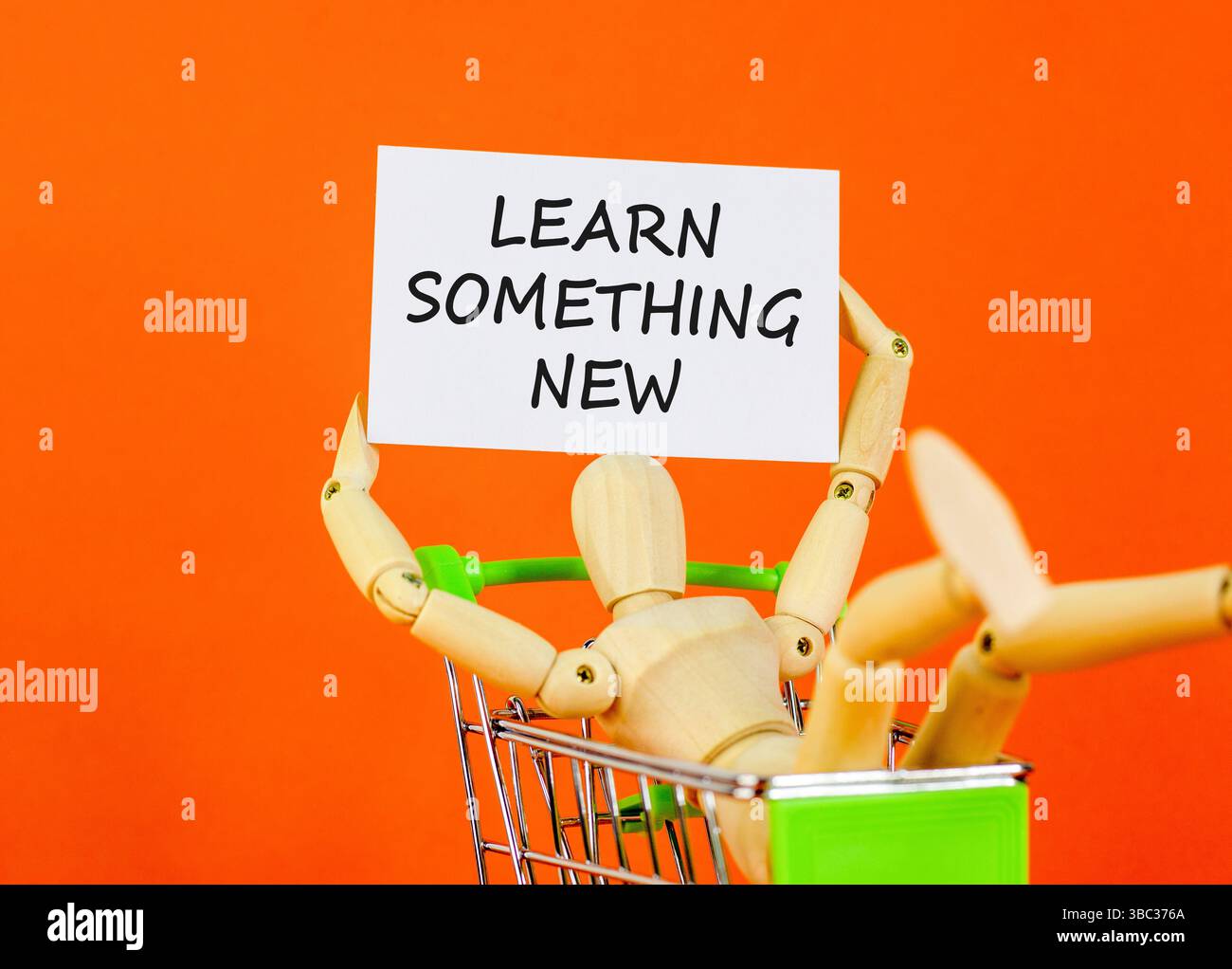 Learn something new symbol. Concept words Learn something new on ...